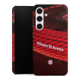 DeinDesign Galaxy S24 Handy Premium Case Smartphone Handyh&uuml;lle Schutzh&uuml;lle gl&auml;nzend Fc Bayern M&uuml;nchen Stadium Fcb Premium Case