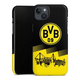DeinDesign iPhone 14 Plus Handy Premium Case Smartphone Handyh&uuml;lle Schutzh&uuml;lle gl&auml;nzend Borussia Dortmund Stadium Bvb Premium Case