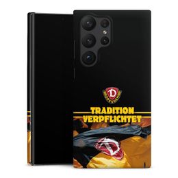 DeinDesign Galaxy S23 Ultra Handy Premium Case Smartphone Handyh&uuml;lle Schutzh&uuml;lle matt Sgd Sg Dynamo Dresden Merchandise Premium Case