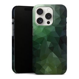 DeinDesign iPhone 15 Pro Handy Premium Case Smartphone Handyh&uuml;lle Schutzh&uuml;lle matt Tarnmuster Geometric Mosaic Premium Case
