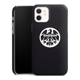 DeinDesign iPhone 12 Handy Premium Case Smartphone Handyh&uuml;lle Schutzh&uuml;lle matt Logo Eintracht Frankfurt Eagle Premium Case