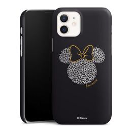 DeinDesign iPhone 12 Handy Premium Case Smartphone Handyh&uuml;lle Schutzh&uuml;lle matt Minnie Mouse Muster Disney Premium Case