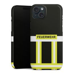 DeinDesign iPhone 15 Plus Handy Premium Case Smartphone Handyh&uuml;lle Schutzh&uuml;lle gl&auml;nzend Fire Fighters Job Fire Fighter Premium Case