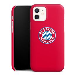 DeinDesign iPhone 12 Handy Premium Case Smartphone Handyh&uuml;lle Schutzh&uuml;lle matt Fc Bayern M&uuml;nchen Fcb Logo Premium Case
