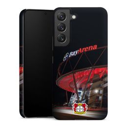 DeinDesign Galaxy S22 Handy Premium Case Smartphone Handyh&uuml;lle Schutzh&uuml;lle matt Official Licensed Product Bayer 04 Leverkusen Stadium Premium Case