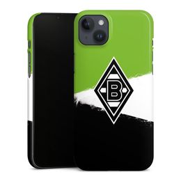 DeinDesign iPhone 14 Plus Handy Premium Case Smartphone Handyh&uuml;lle Schutzh&uuml;lle gl&auml;nzend Borussia M&ouml;nchengladbach Bmg Official Licensed Product Premium Case