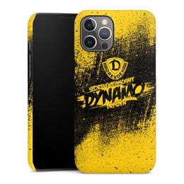 DeinDesign iPhone 12 Pro Max Handy Premium Case Smartphone Handyh&uuml;lle Schutzh&uuml;lle matt Logo Sg Dynamo Dresden Official Licensed Product Premium Case