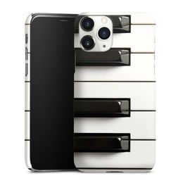 DeinDesign iPhone 11 Pro Handy Premium Case Smartphone Handyh&uuml;lle Schutzh&uuml;lle matt Piano Music Klavier Premium Case
