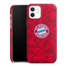 DeinDesign iPhone 12 Handy Premium Case Smartphone Handyh&uuml;lle Schutzh&uuml;lle matt Camouflage Fc Bayern M&uuml;nchen Fcb Premium Case