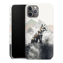 DeinDesign iPhone 12 Pro Handy Premium Case Smartphone Handyh&uuml;lle Schutzh&uuml;lle matt Nature Mountain Fox Premium Case