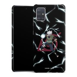 DeinDesign Galaxy A51 Handy Premium Case Smartphone Handyh&uuml;lle Schutzh&uuml;lle gl&auml;nzend Naruto Shippuden Official Licensed Product Kakashi Premium Case