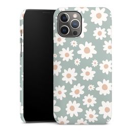 DeinDesign iPhone 12 Pro Max Handy Premium Case Smartphone Handyh&uuml;lle Schutzh&uuml;lle matt Daisy Muster Flowers Premium Case