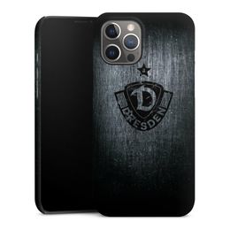 DeinDesign iPhone 12 Pro Max Handy Premium Case Smartphone Handyh&uuml;lle Schutzh&uuml;lle matt Sg Dynamo Dresden Official Licensed Product Vintage Premium Case