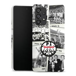 DeinDesign Galaxy A53 5G Handy Premium Case Smartphone Handyh&uuml;lle Schutzh&uuml;lle matt Retro Eintracht Frankfurt Official Licensed Product Premium Case