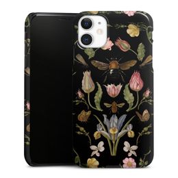 DeinDesign iPhone 11 Handy Premium Case Smartphone Handyh&uuml;lle Schutzh&uuml;lle gl&auml;nzend Bee Blossom Flower Wreath Premium Case