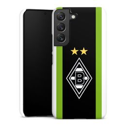DeinDesign Galaxy S22 Handy Premium Case Smartphone Handyh&uuml;lle Schutzh&uuml;lle gl&auml;nzend Logo Gladbach Borussia M&ouml;nchengladbach Premium Case