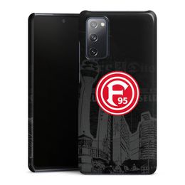 DeinDesign Galaxy S20 FE Handy Premium Case Smartphone Handyh&uuml;lle Schutzh&uuml;lle gl&auml;nzend Logo Official Licensed Product Fortuna D&uuml;sseldorf Premium Case