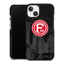 DeinDesign iPhone 14 Handy Premium Case Smartphone Handyh&uuml;lle Schutzh&uuml;lle matt Official Licensed Product Logo Fortuna D&uuml;sseldorf Premium Case