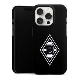DeinDesign iPhone 15 Pro Handy Premium Case Smartphone Handyh&uuml;lle Schutzh&uuml;lle matt Borussia M&ouml;nchengladbach Gladbach Coat Of Arms Premium Case