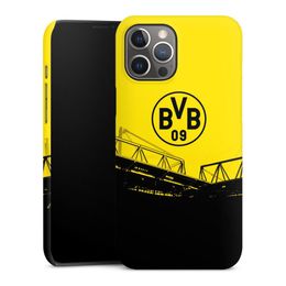 DeinDesign iPhone 12 Pro Max Handy Premium Case Smartphone Handyh&uuml;lle Schutzh&uuml;lle matt Merchandise Bvb Borussia Dortmund Premium Case