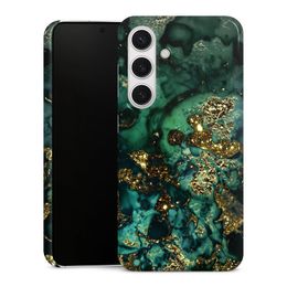 DeinDesign Galaxy S24 Handy Premium Case Smartphone Handyh&uuml;lle Schutzh&uuml;lle gl&auml;nzend Muster Glitzer Marble Premium Case
