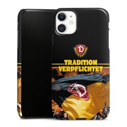 DeinDesign iPhone 11 Handy Premium Case Smartphone Handyh&uuml;lle Schutzh&uuml;lle gl&auml;nzend Sg Dynamo Dresden Merchandise Sgd Premium Case