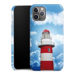 DeinDesign iPhone 12 Pro Handy Premium Case Smartphone Handyh&uuml;lle Schutzh&uuml;lle gl&auml;nzend Cloud Lighthouse Sky Premium Case