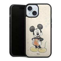 DeinDesign iPhone 15 Handy Gallery Case Handyh&uuml;lle 9H Geh&auml;rtetes Glas R&uuml;ckseite H&uuml;lle Water Colour Official Licensed Product Gallery Case
