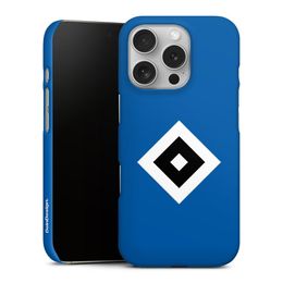 DeinDesign iPhone 16 Pro Handy Premium Case Smartphone Handyh&uuml;lle Schutzh&uuml;lle matt Logo Hsv Hamburger Sv Premium Case