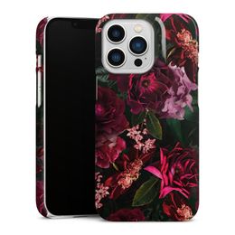 DeinDesign iPhone 13 Pro Handy Premium Case Smartphone Handyh&uuml;lle Schutzh&uuml;lle gl&auml;nzend Flowers Blossom Rose Premium Case