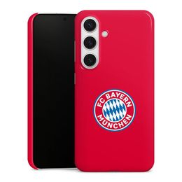 DeinDesign Galaxy S24 Handy Premium Case Smartphone Handyh&uuml;lle Schutzh&uuml;lle gl&auml;nzend Fc Bayern M&uuml;nchen Fcb Logo Premium Case