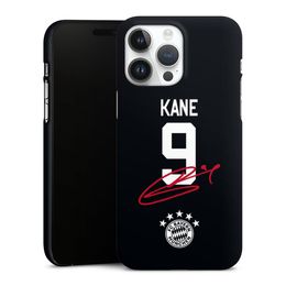 DeinDesign iPhone 14 Pro Max Handy Premium Case Smartphone Handyh&uuml;lle Schutzh&uuml;lle matt Fc Bayern M&uuml;nchen Harry Kane Jersey Premium Case