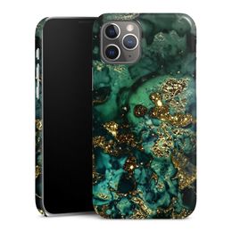DeinDesign iPhone 12 Pro Handy Premium Case Smartphone Handyh&uuml;lle Schutzh&uuml;lle gl&auml;nzend Marble Muster Glitzer Premium Case