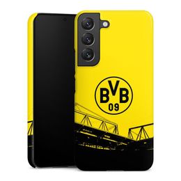 DeinDesign Galaxy S22 Handy Premium Case Smartphone Handyh&uuml;lle Schutzh&uuml;lle gl&auml;nzend Merchandise Bvb Borussia Dortmund Premium Case