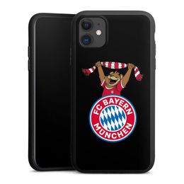 DeinDesign iPhone 11 Handy Premium Silikon H&uuml;lle Handyh&uuml;lle schwarz Case Fc Bayern M&uuml;nchen Bernie Official Licensed Product Silikon Premium Case