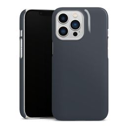 DeinDesign iPhone 13 Pro Handy Premium Case Smartphone Handyh&uuml;lle Schutzh&uuml;lle gl&auml;nzend Anthracite Grey Unicoloured Premium Case