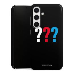 DeinDesign Galaxy S24 Handy Premium Case Smartphone Handyh&uuml;lle Schutzh&uuml;lle gl&auml;nzend Official Licensed Product Die Drei ??? Logo Premium Case