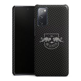 DeinDesign Galaxy S20 FE Handy Premium Case Smartphone Handyh&uuml;lle Schutzh&uuml;lle gl&auml;nzend Carbon Metallic Look Rb Leipzig Premium Case