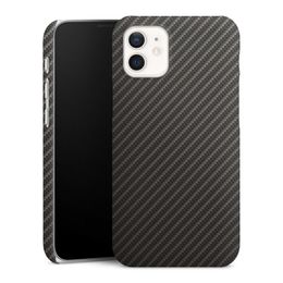 DeinDesign iPhone 12 mini Handy Premium Case Smartphone Handyh&uuml;lle Schutzh&uuml;lle matt Carbon Metallic Look Muster Premium Case