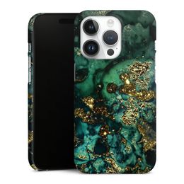 DeinDesign iPhone 14 Pro Handy Premium Case Smartphone Handyh&uuml;lle Schutzh&uuml;lle matt Muster Glitzer Marble Premium Case