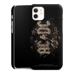 DeinDesign iPhone 12 mini Handy Premium Case Smartphone Handyh&uuml;lle Schutzh&uuml;lle gl&auml;nzend Official Licensed Product Rock Or Bust Acdc Premium Case
