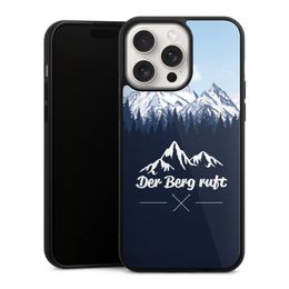 DeinDesign iPhone 15 Pro Max Handy Gallery Case Handyh&uuml;lle 9H Geh&auml;rtetes Glas R&uuml;ckseite H&uuml;lle Wanderlust Sky Mountain Gallery Case