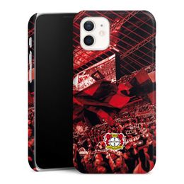 DeinDesign iPhone 12 mini Handy Premium Case Smartphone Handyh&uuml;lle Schutzh&uuml;lle gl&auml;nzend Official Licensed Product Bayer 04 Leverkusen Merchandise Premium Case