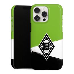 DeinDesign iPhone 15 Pro Max Handy Premium Case Smartphone Handyh&uuml;lle Schutzh&uuml;lle gl&auml;nzend Borussia M&ouml;nchengladbach Bmg Official Licensed Product Premium Case