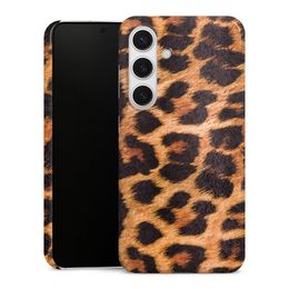 DeinDesign Galaxy S24 Handy Premium Case Smartphone Handyh&uuml;lle Schutzh&uuml;lle gl&auml;nzend Animal Print Leopard Fur Premium Case