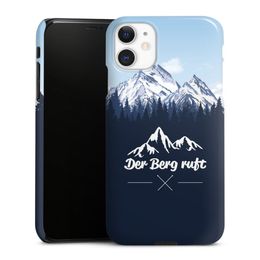 DeinDesign iPhone 11 Handy Premium Case Smartphone Handyh&uuml;lle Schutzh&uuml;lle gl&auml;nzend Wanderlust Sky Mountain Premium Case