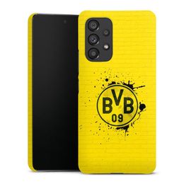 DeinDesign Galaxy A53 5G Handy Premium Case Smartphone Handyh&uuml;lle Schutzh&uuml;lle matt Borussia Dortmund Official Licensed Product Bvb Premium Case