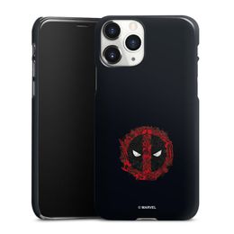 DeinDesign iPhone 11 Pro Handy Premium Case Smartphone Handyh&uuml;lle Schutzh&uuml;lle gl&auml;nzend Deadpool Marvel Logo Premium Case