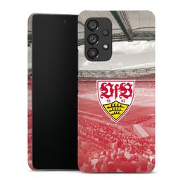 DeinDesign Galaxy A53 5G Handy Premium Case Smartphone Handyh&uuml;lle Schutzh&uuml;lle matt Official Licensed Product Vfb Stuttgart Stadium Premium Case