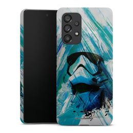 DeinDesign Galaxy A53 5G Handy Premium Case Smartphone Handyh&uuml;lle Schutzh&uuml;lle gl&auml;nzend Colourful Star Wars Stormtrooper Premium Case